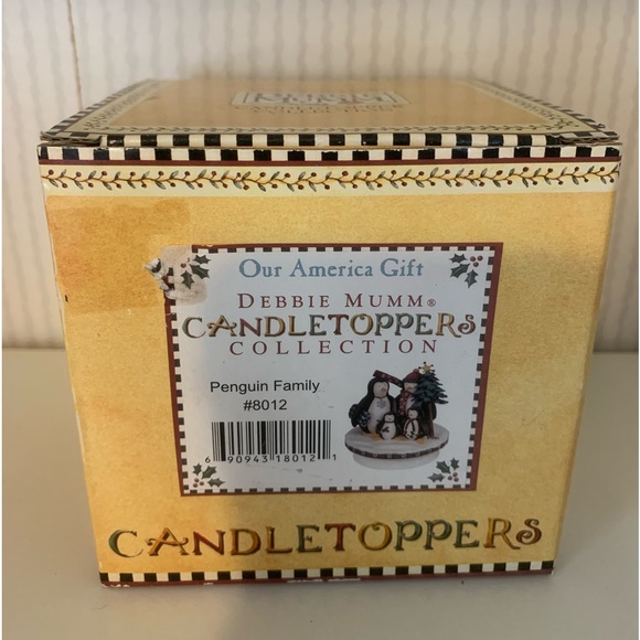 Debbie Mumm | Holiday | New Our America Gift Debbie Mumm Candle Toppers ...